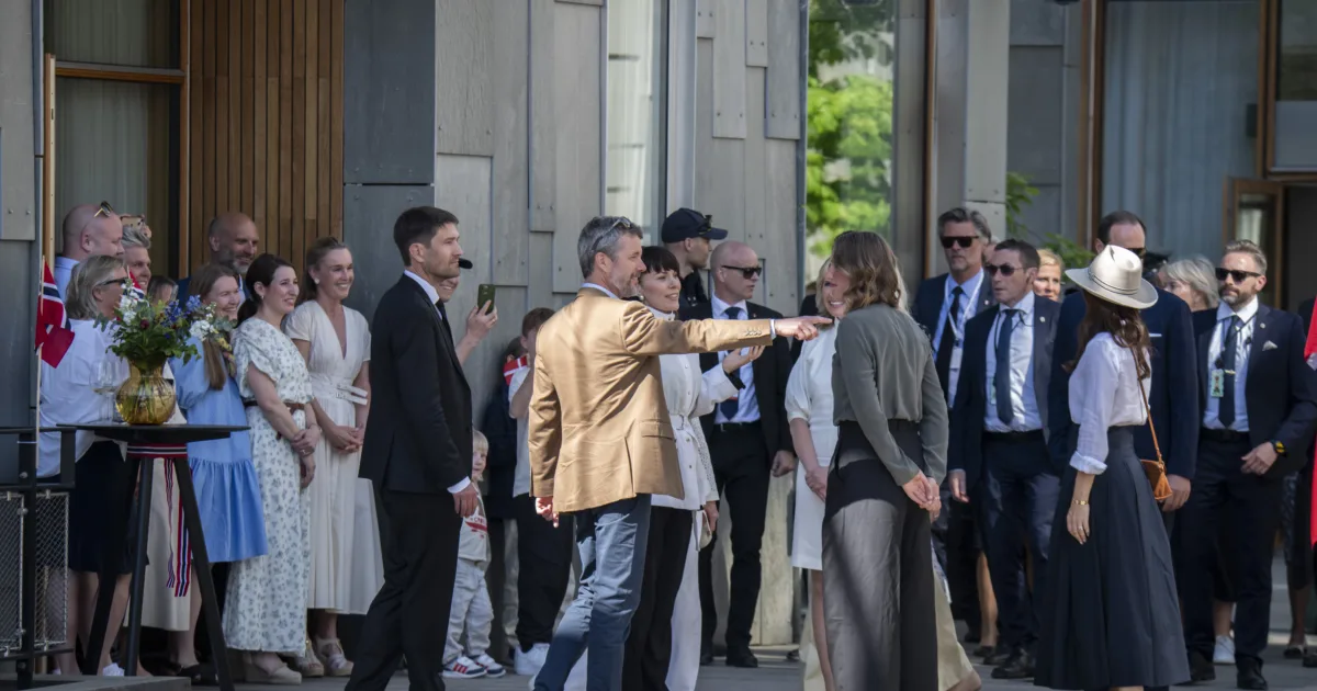 Danmarks Kongepar besøkte Vannkunsten og Bjørvika - OSU